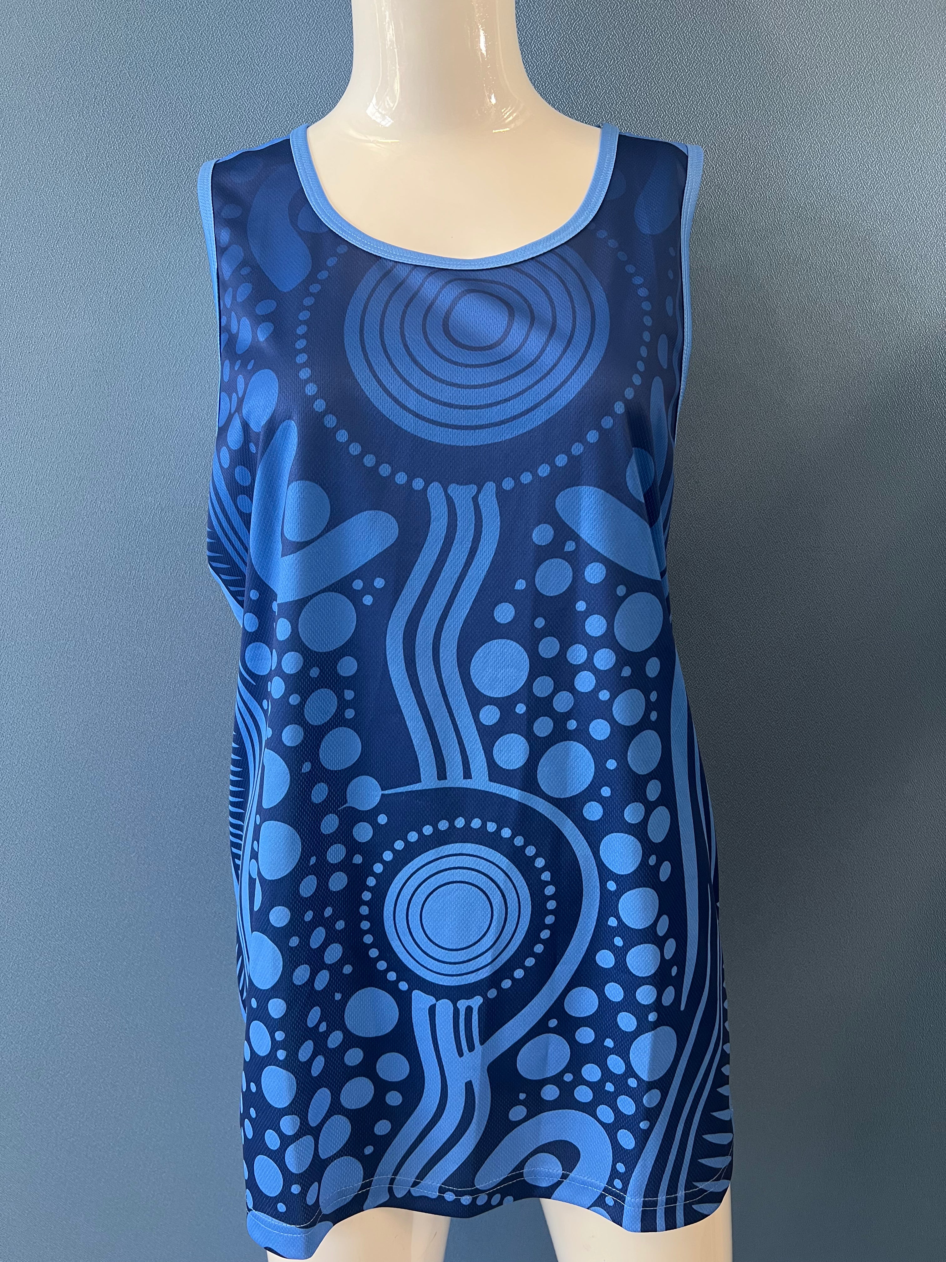 Kids NSW Singlet – Bracks Indigenous Clothing
